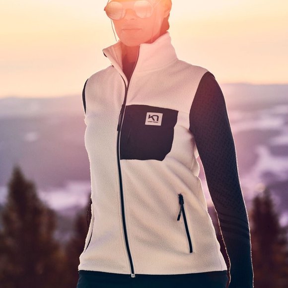 Kari Traa | Jackets & Coats | Kari Traa Rothe Vest Navy And Ivory Xs ...